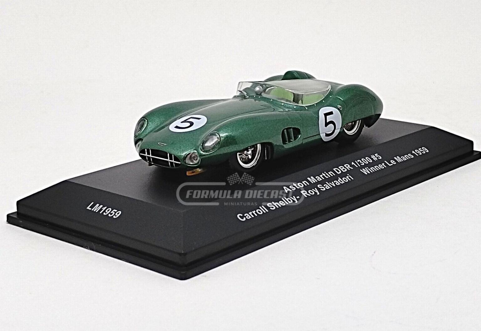 Aston Martin DBR1 RHD #5 Shelby/Salvadori - Vencedor 24h Le Mans 1959 ...