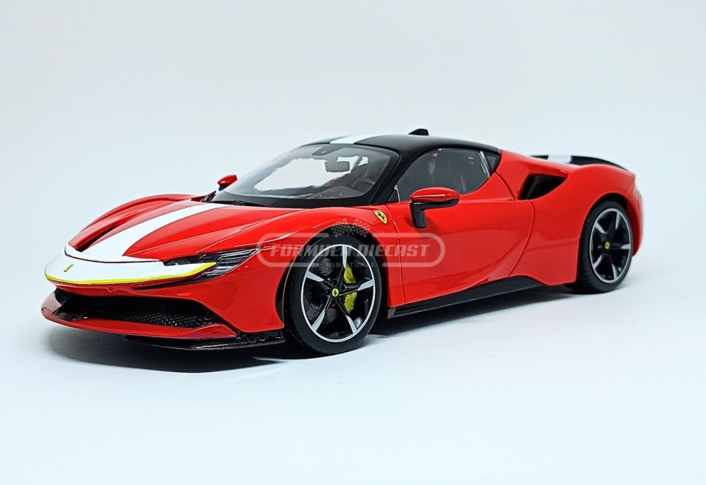 Ferrari SF90 Stradale Assetto Fiorano 2020 - Rosso Corsa - 1:18 Bburago ...